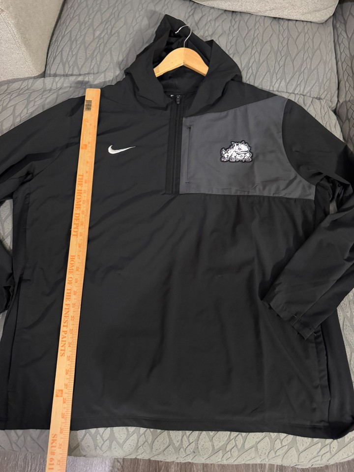 Nike TCU Horned Frogs NCAA Football Sideline Team Issue PE Jacket Mens ...