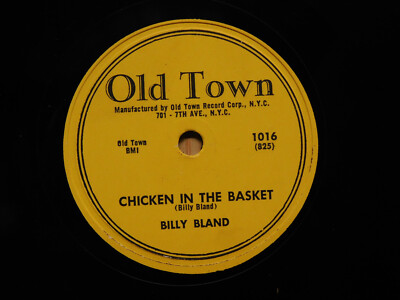 Billy Bland RnB 78 Chicken In The Basket bw The Fat Man on Old Town | eBay