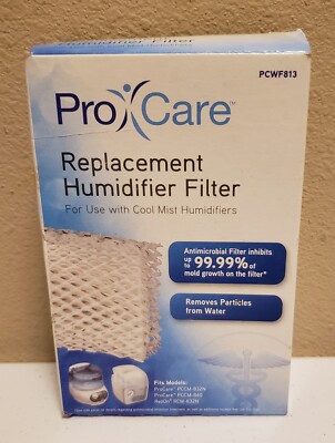 New Pro Care Replacement Humidifier Filter PCWF813 For Cool Mist ...