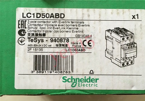 1PC New Contactor LC1D50ABD 50A DC / 24V | eBay