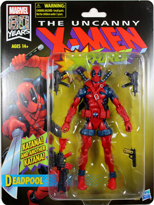 Marvel Legends Retro ~ DEADPOOL ACTION FIGURE ~ Vintage-Style Exclusive ...