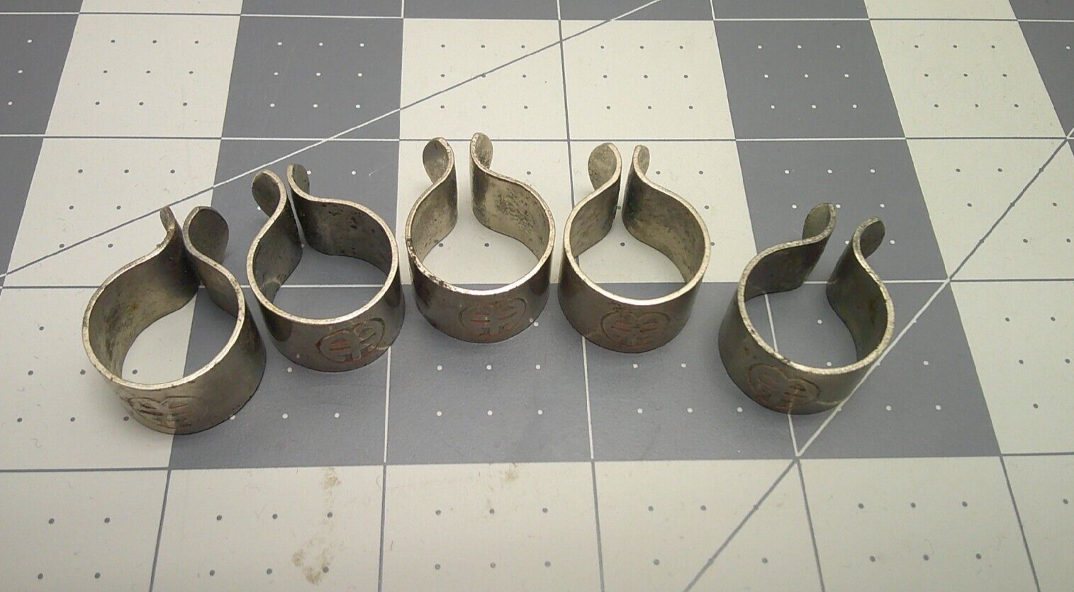 lot of 5 Vintage Metal Chocolate Mold Clips 1/2" | eBay