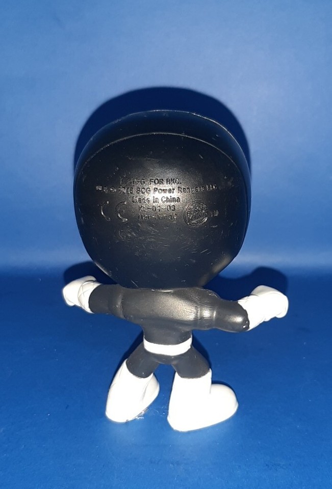 Mighty Morphin Power Rangers 2018 Burger King Black Ranger Figure Zack ...