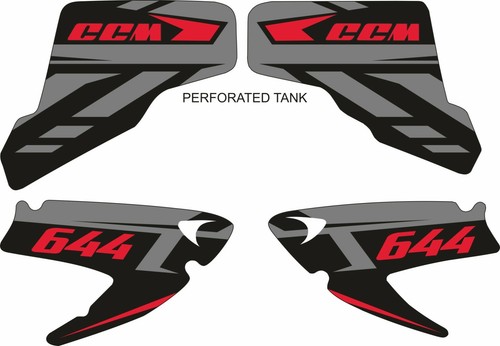 CCM 644 MOTOCROSS ENDURO TANK & SIDE PANEL GRAPHICS DECALS STICKERS | eBay
