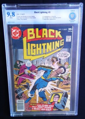 Black Lightning #3 CBCS 9.8 White Pages 1st Syonide & Two-Bits Tanner ...