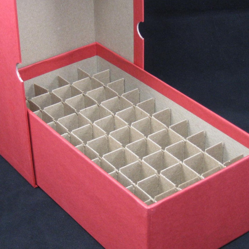 Penny (Cent) Round or Square Coin Tube or Roll Storage Box w/Dividers ...