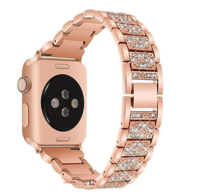Crystal Bling Band Case iWatch Strap For Apple Watch Ultra Series 8 7 ...