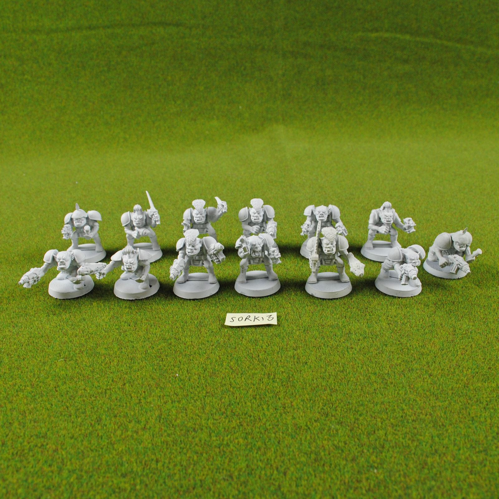 CLASSIC Warhammer 40K Space Orks (x13) Plastic Rogue Trader OOP Citadel ...