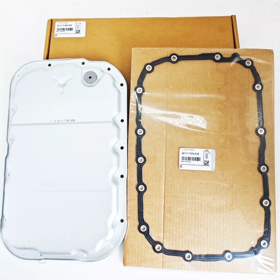 24117581605 Transmission Oil Pan W/ Gasket For BMW E83 E90 E92 E93 1 ...