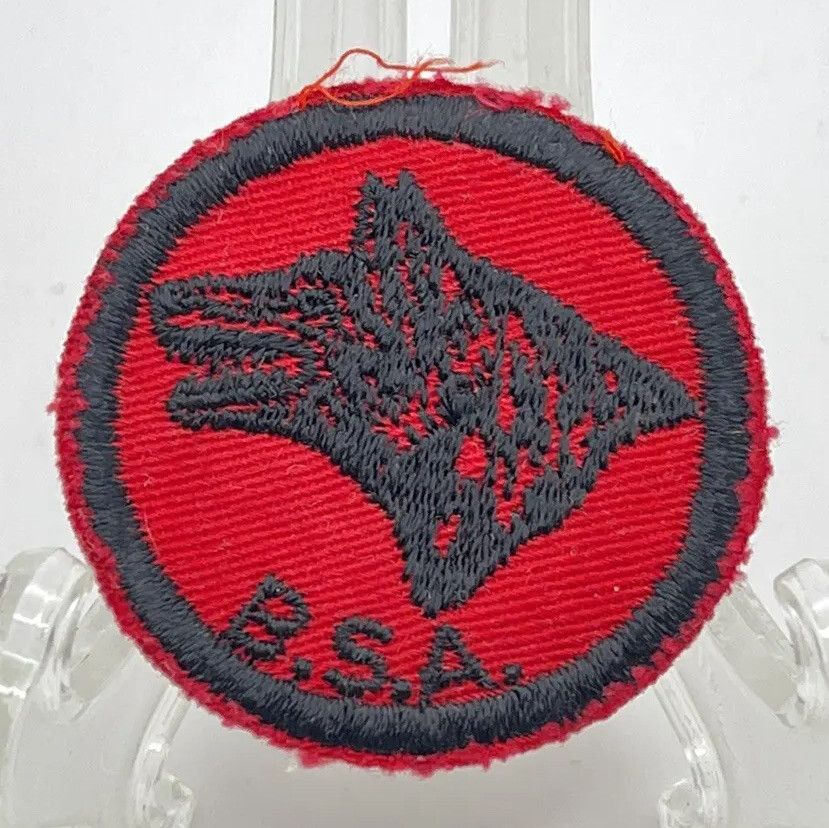 Boy Scouts of American BSA Red And Gold Patch | eBay
