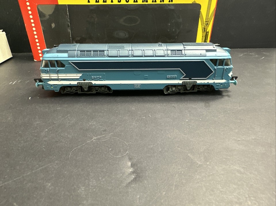 FLEISCHMANN 4280 SNCF BB 68001 DIESEL (HO) MAINLY METAL M379 | eBay