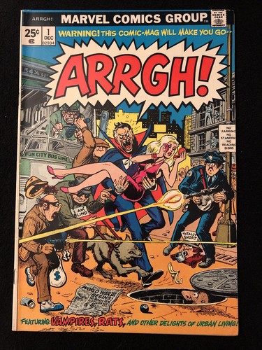 ARRGH 1 7.5 MARVEL 1974 HOTTIE IN A RED DRESS PQ | eBay