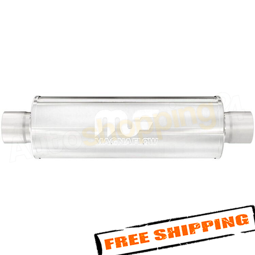 Magnaflow 14159 3" In/Out 6" Round Straight-Through Performance Exhaust ...