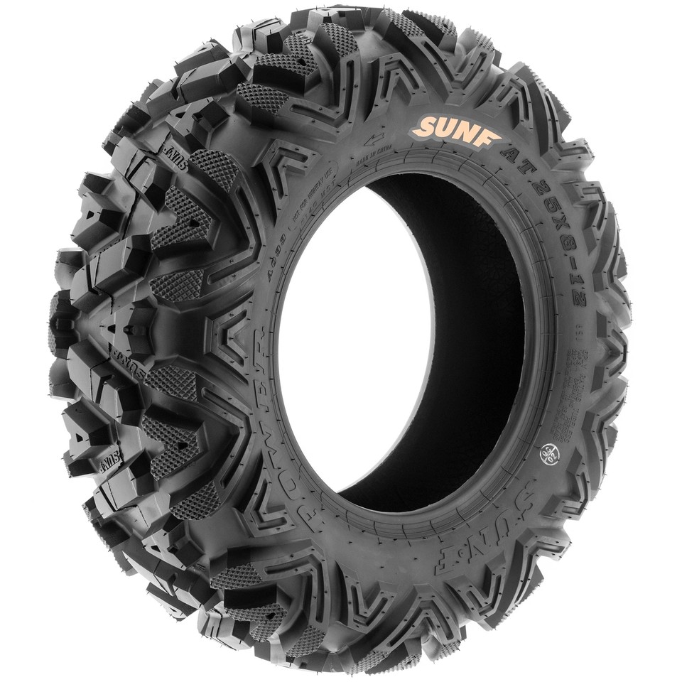 Pair of 2 SunF 28x9-12 28x9x12 ATV UTV All Terrain Tires Off Road 6 PR ...