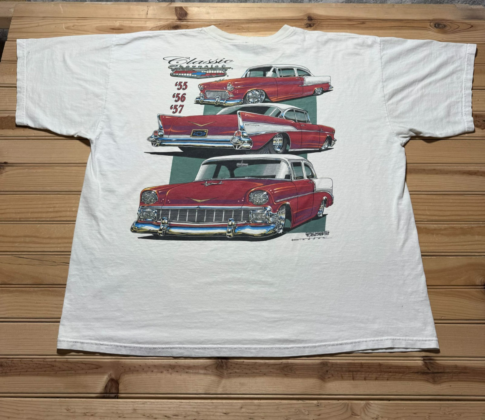 Vintage 2004 Classic Chevrolet Tri-Five '55 '56 '57 Hot Rod Car Show ...