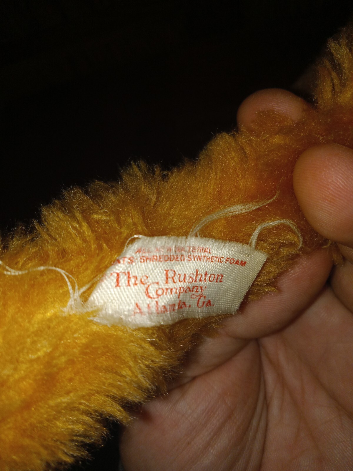 The Rushton Company Stuffed Animal Plush Brown Monkey Chimp Puppet ...