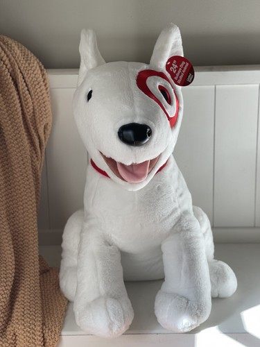 NWT Target 24” Bullseye Plush Dog.. Huge and Super Cute! LIMITED ...