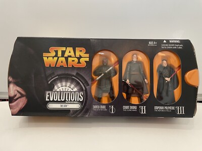 Hasbro Star Wars Evolutions: The Sith Legacy 3Pk Action Figure ...