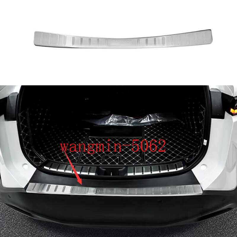 Steel Rear Bumper Protector Cover Sill Trim silver For Lexus RZ RZ450e ...
