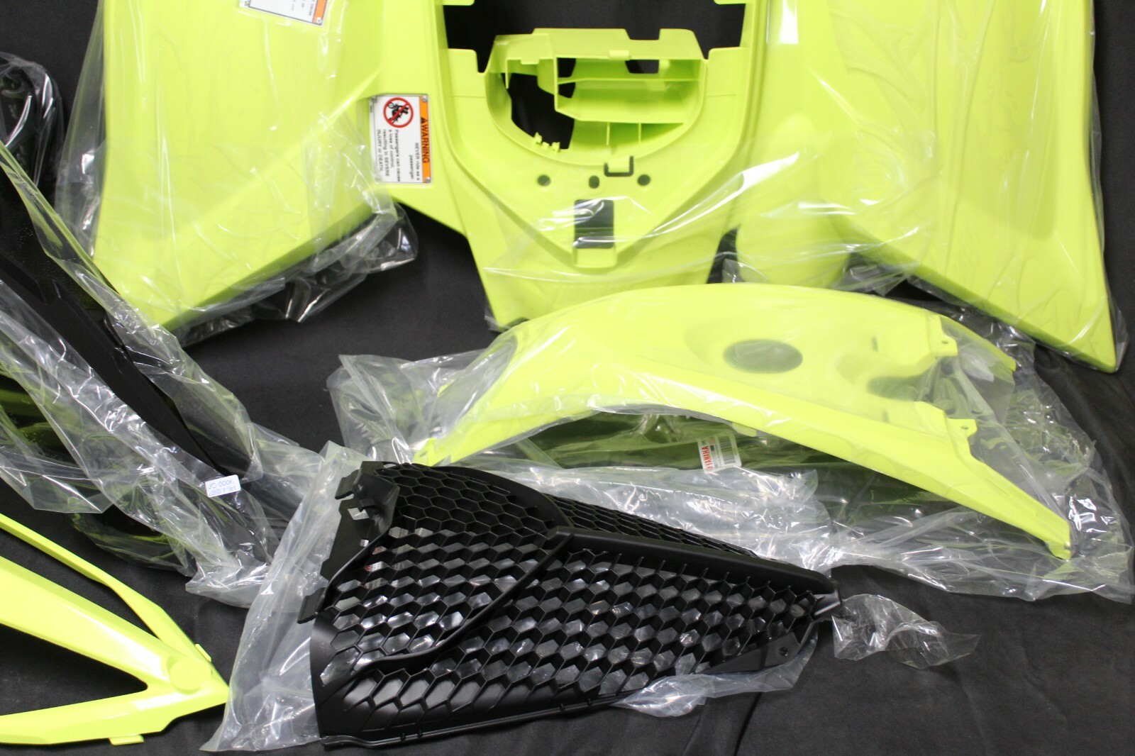 Raptor 700 Plastics GENUINE YAMAHA fenders 06-25 ELECTRIC GREEN ...