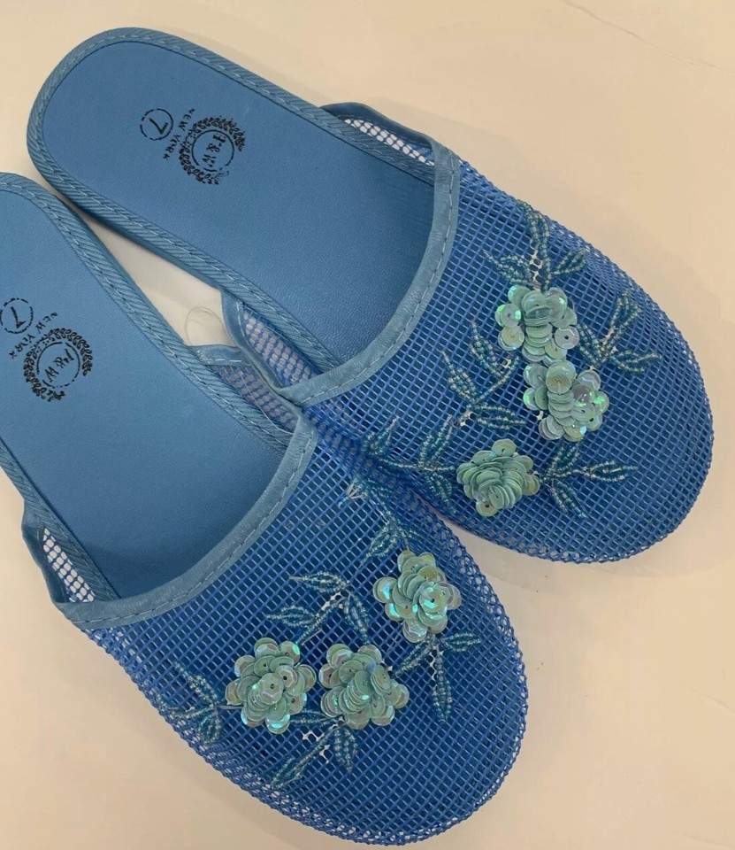 New Women Lady Chinese Mesh Slippers, Assorted Colors and Sizes | eBay