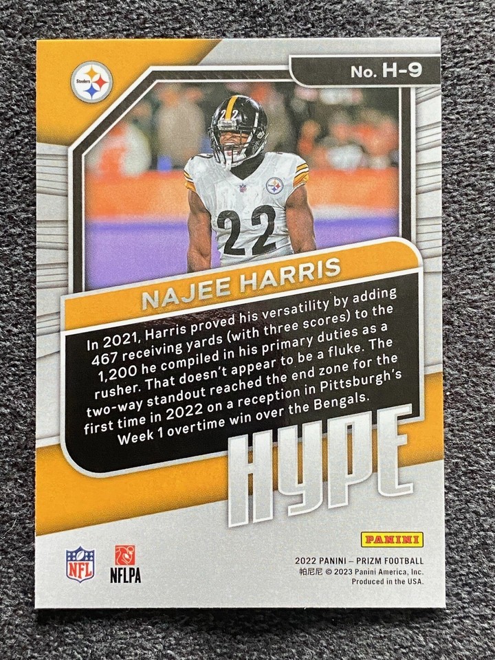 2022 Panini Prizm HYPE Najee Harris - Pittsburgh Steelers | eBay