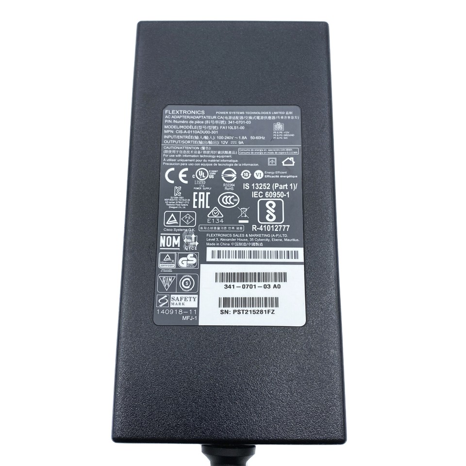 Genuine CISCO PWR-4320-AC Power Supply for Cisco 4320 ISR4321 ISR4321-V ...