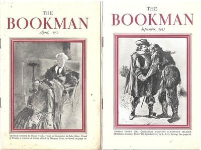 The Bookman Magazine April 1952 & Sept 1955 Reviews of Book releases ...