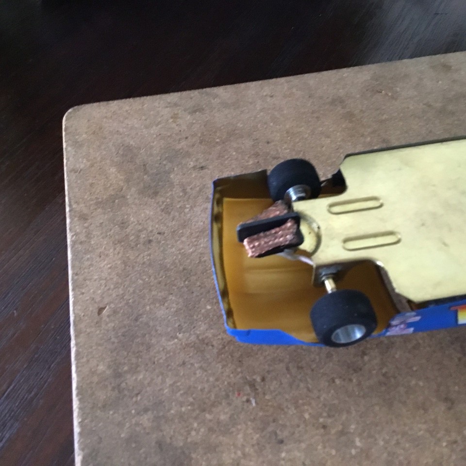 1/24MERC Cyclone Slotcar 41/2 Brass FCR Chassis With A Death Star Motor ...