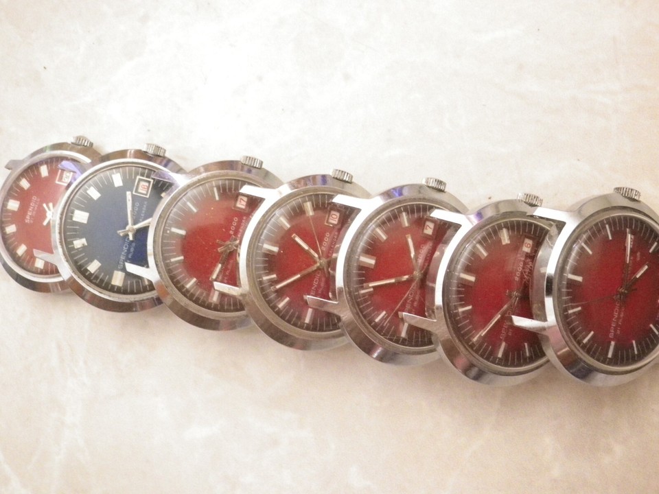LOT OF 7 SWISS WATCHES 1960s OLD STOCK COLLECTION RESALE WATCHES | eBay