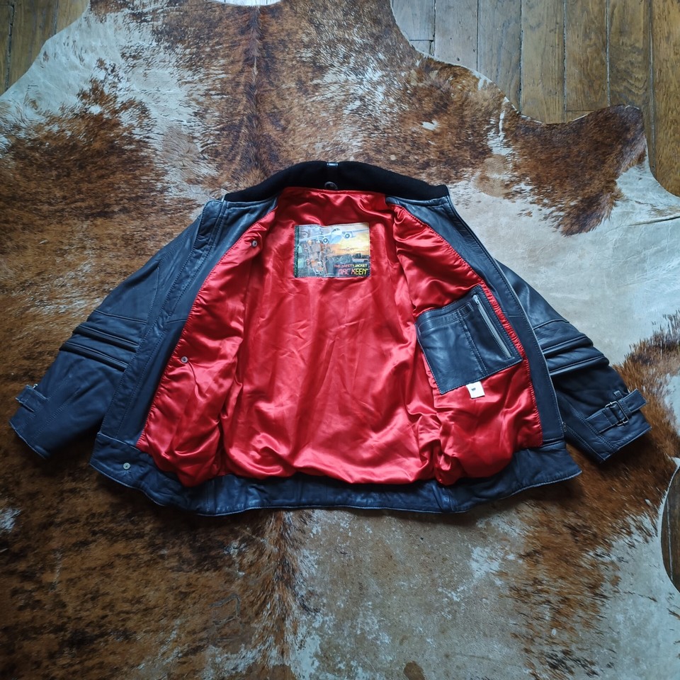 Blouson Mac Keen Space Odyssey Madness Pilot Cuir Espace Leather Jacket ...