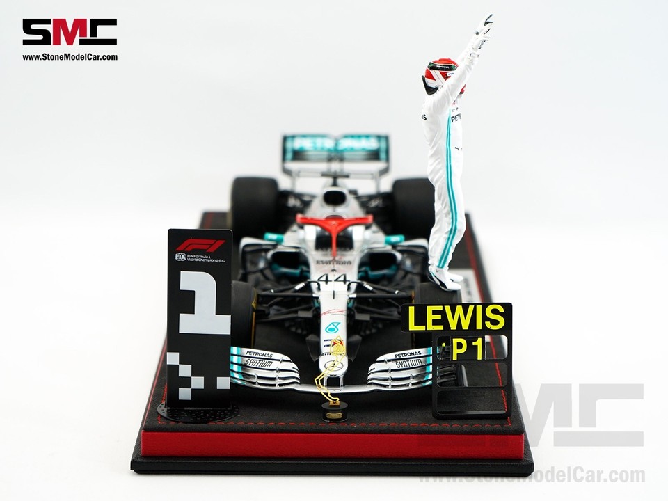 Mercedes AMG F1 W10 #44 Lewis Hamilton Monaco GP 2019 6x WDC 1:18 Spark ...