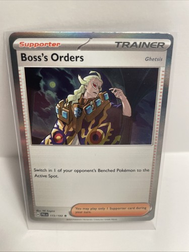 Pokemon TCG Boss's Orders 172/193 SV02: Holofoil Rare | eBay