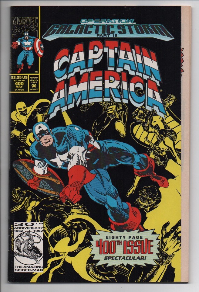 Avengers 4 & Captain America 400 Marvel Comic Book 400th Issue ...