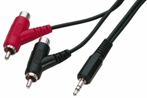 Monacor ACA-1235 -Audio-Adapterkabel-Spezial-Cinch-Stecker-Kupplungen ...