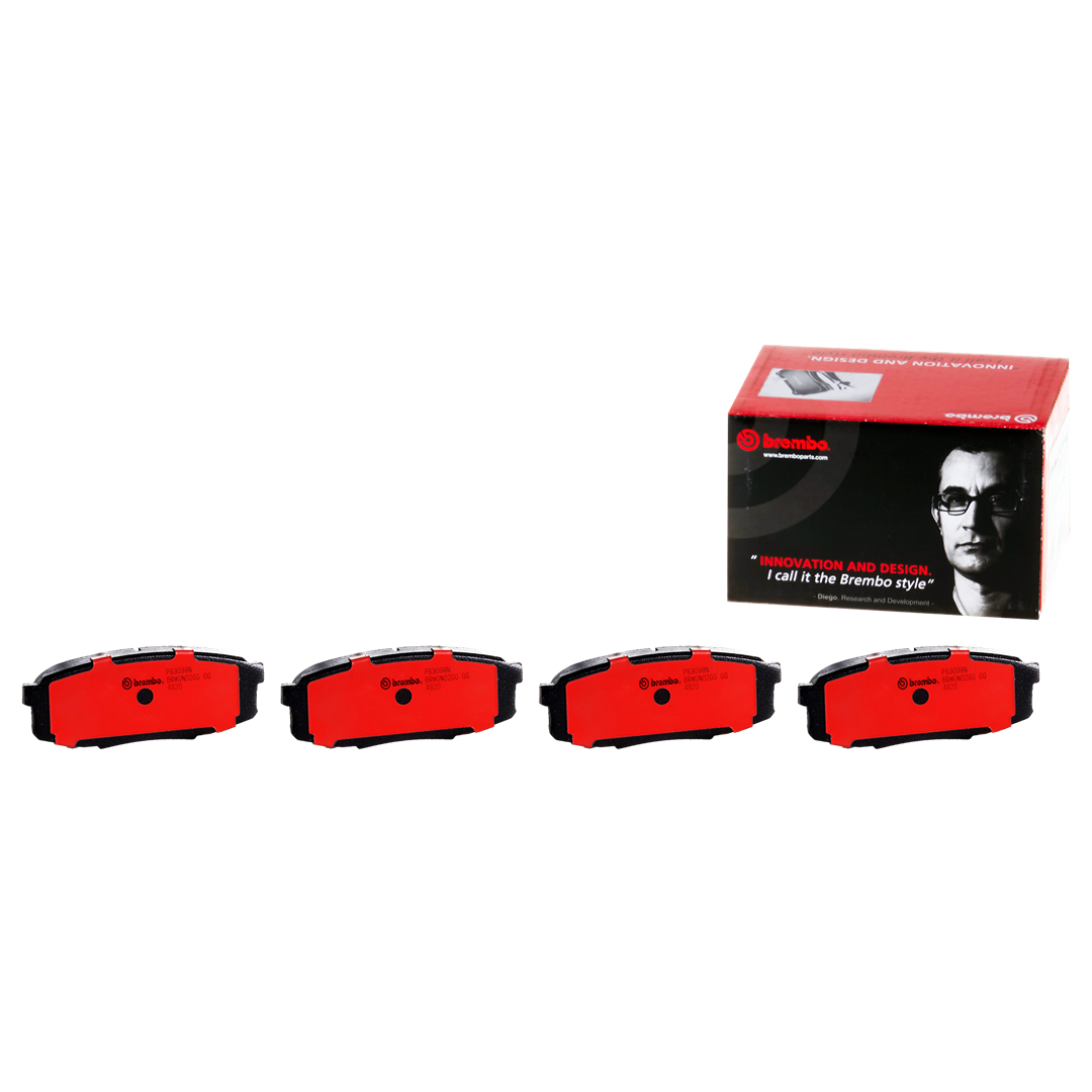 Brembo Brake Pad P83098N NAO; FMSI Number D1304-8420; Ceramic; Set Of 4 ...