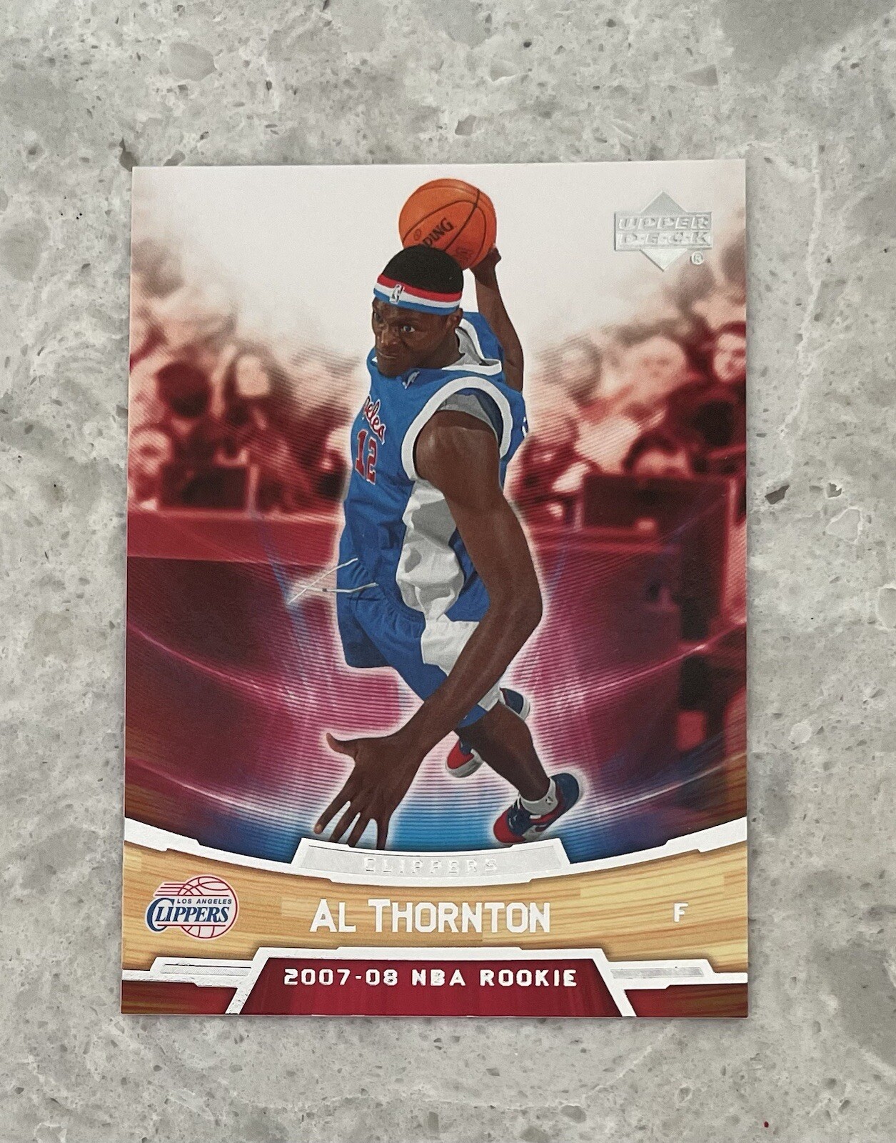 2007-08 Al Thornton #25 ROOKIE from Upper Deck NBA Rookie Box Set. Gem ...