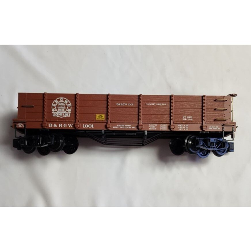 Aristocraft G Scale Denver & Rio Grande Western Wood Side Gondola Car ...