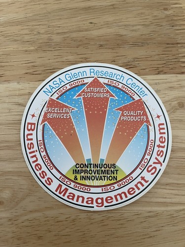 NASA Lewis Research Center Decal Sticker Business Management System | eBay