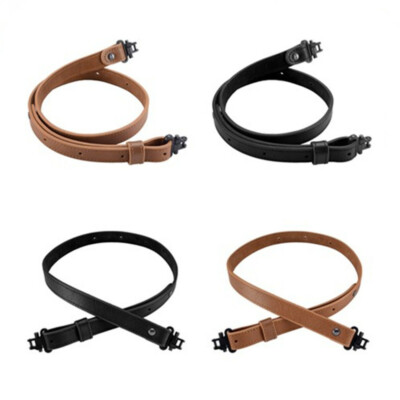 Buffalo Leather Rifle Gun Sling with Durable Gun Straps Black and Brown ...