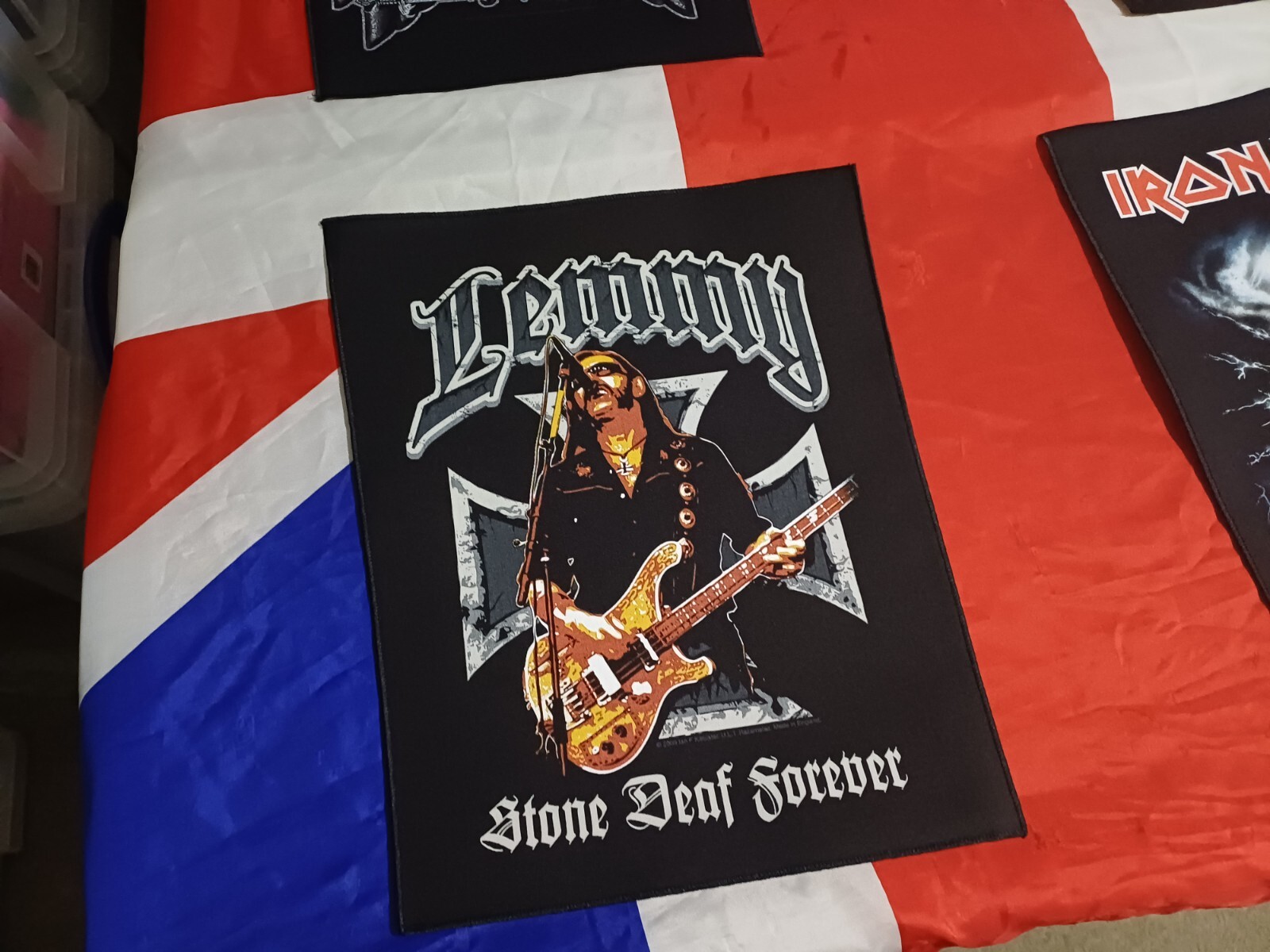 Lemmy Motorhead Patch Stone Deaf Forever Backpatch | eBay UK