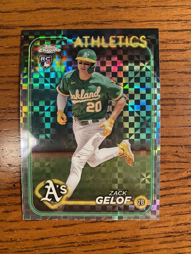 2024 Topps Chrome X-Fractor #282 Zack Gelof RC Oakland Athletics | eBay