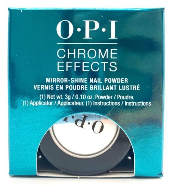 OPI Chrome Effects Mirror Shine Nail Powder CP004 - Blue "Plate ...