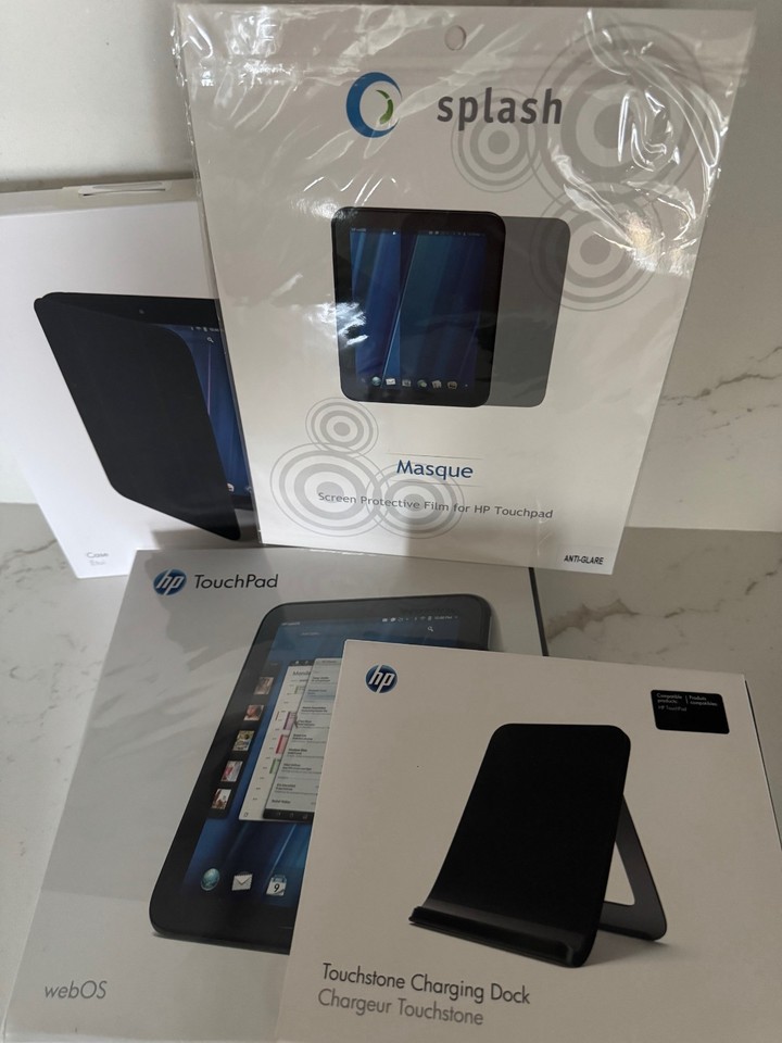 HP TouchPad bundle 32GB - New with Case, Charging dock, Screen ...