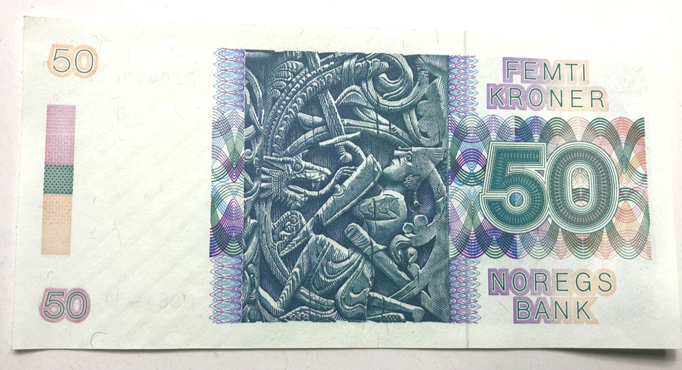 NORWAY 50 Kroner 1984 Series Bank Note-Very Good Condition | eBay