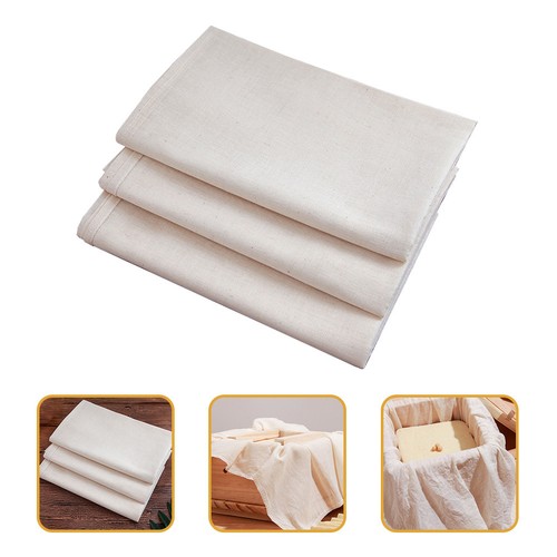 3 Pcs Cotton Cheese Cloth Food Grade Reusable and Washable Muslin ...