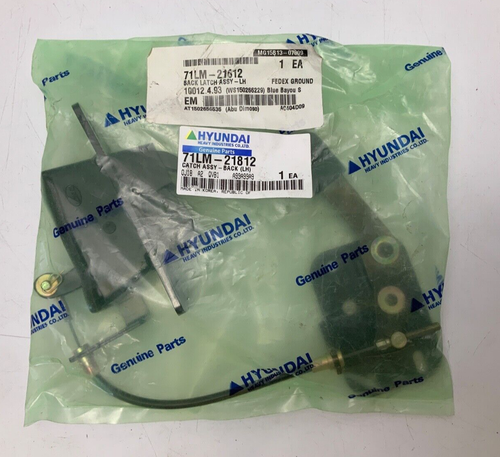 NEW GENUINE HYUNDAI 71LM-21812 CATCH ASSY BACK (LH) | eBay