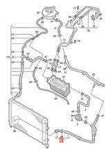 Coolant Hose With Quick Release Coupling Lower AUDI VW 5Q0122051CP for ...