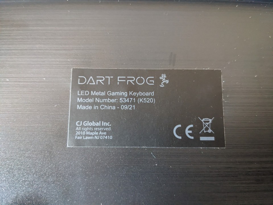 Dart Frog K520 LED Backlit Gaming Keyboard | eBay