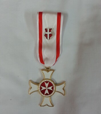 Médaille Chevalier Pro Mérito Melitensi Médaille Officiels Malte ...